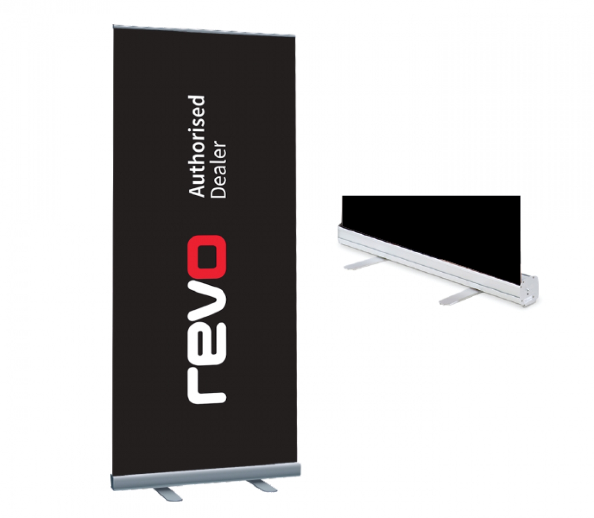Revo Authorised Dealer Roll-up Banner | Only REVO