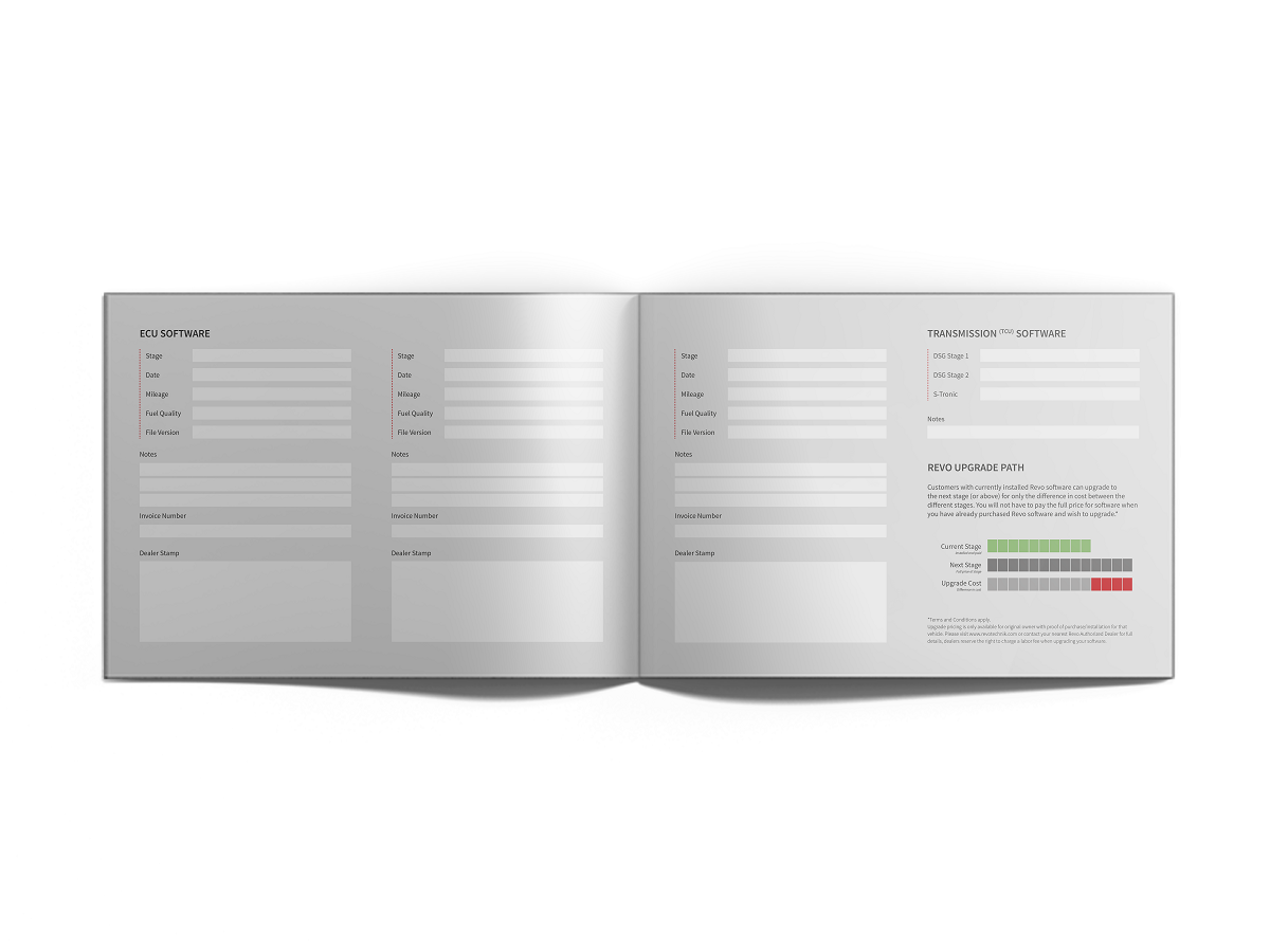 Revo Customer Log Book - English | Only REVO